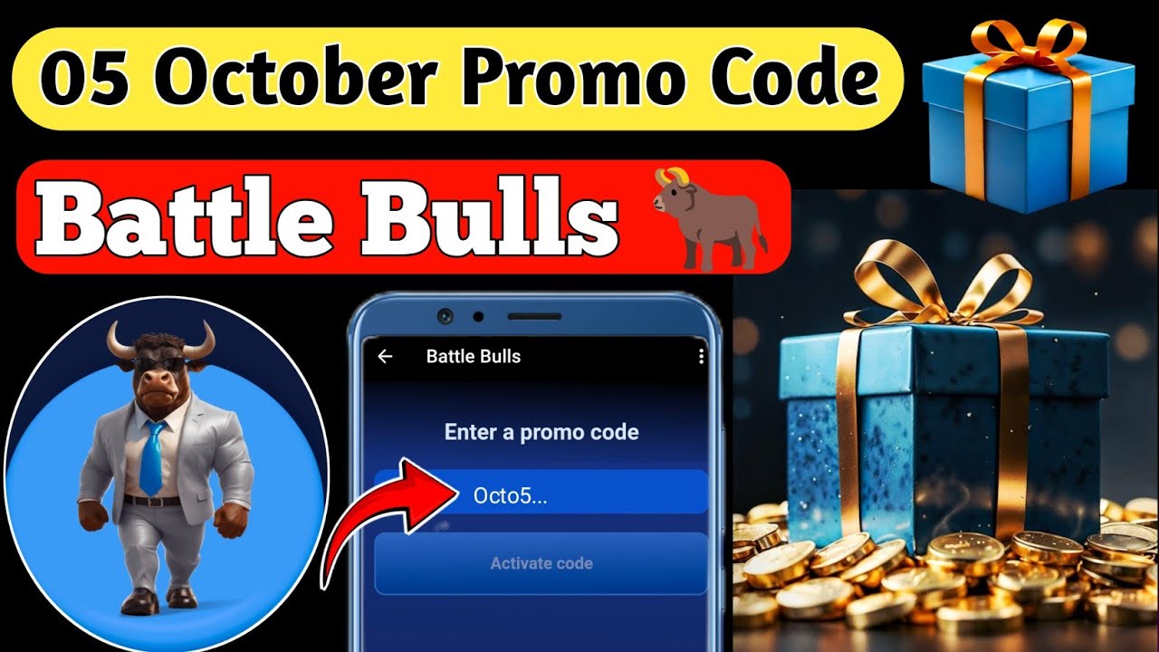 Battle Bulls Promo Code Today | Battle Bulls 5 October Promo Code ...