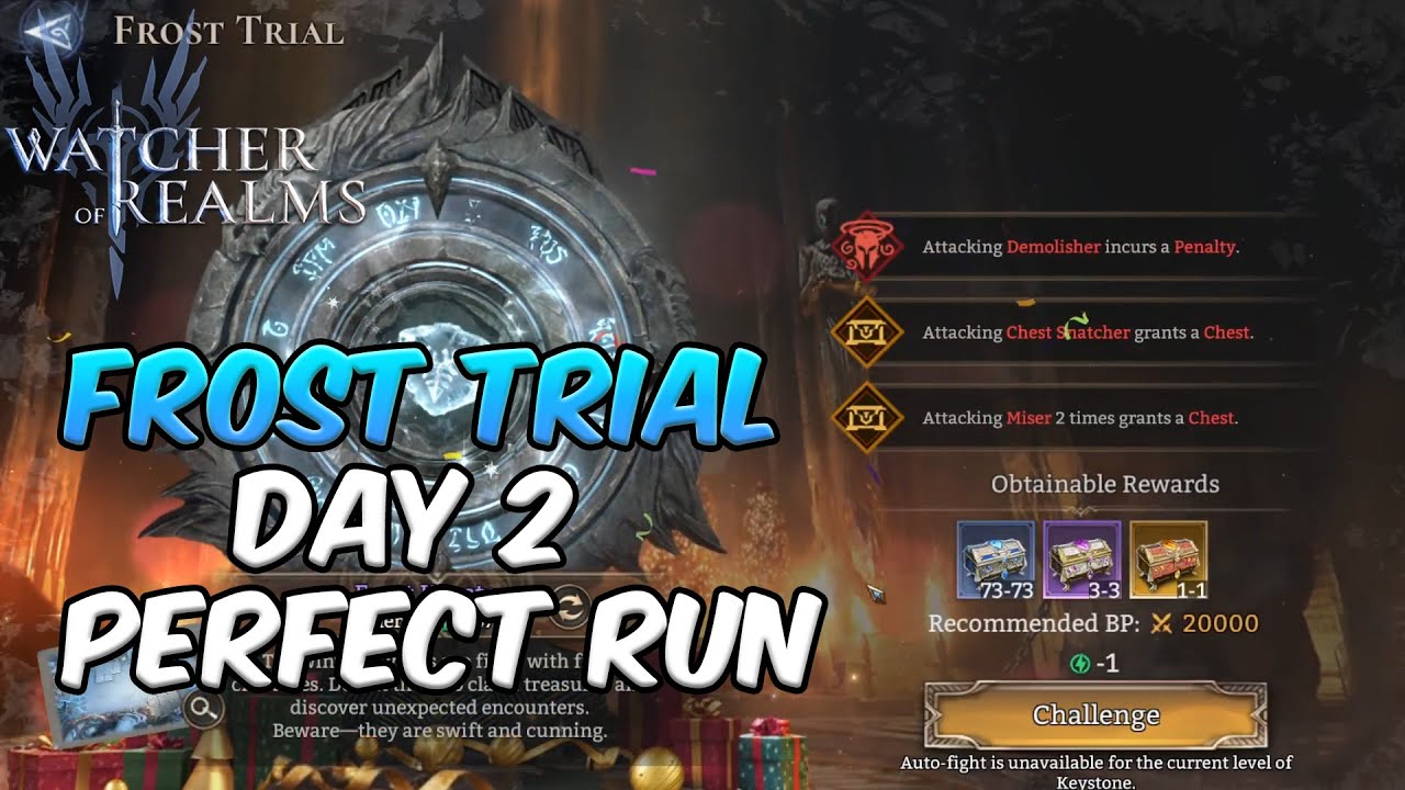 Frost Trial Day 2 easy | Watcher of Realms - YouTube