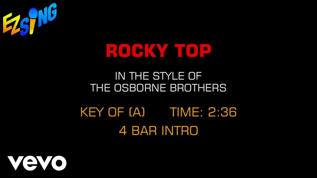 The Osborne Brothers - Rocky Top (Karaoke) - YouTube