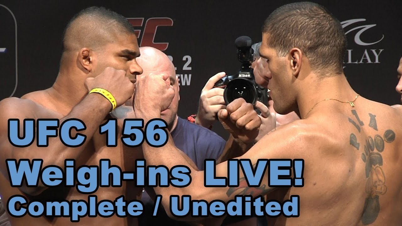 UFC 156: Weigh-ins + Staredowns (LIVE! Feb 1, 2013 / Complete ...