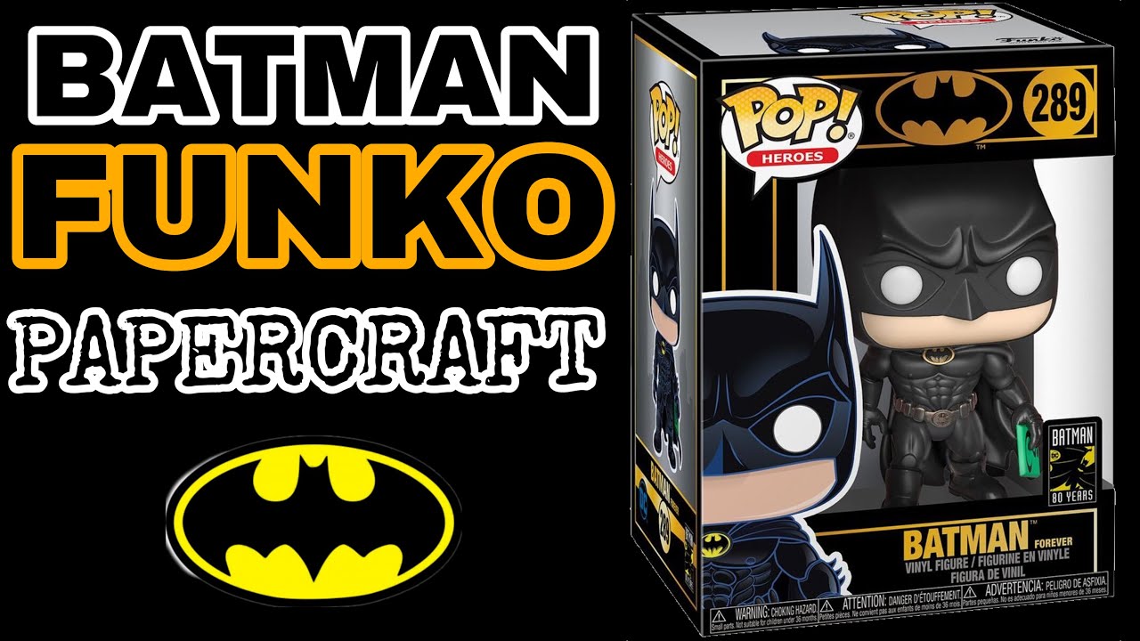 Como Hacer BATMAN tipo FUNKO Papercraft - YouTube