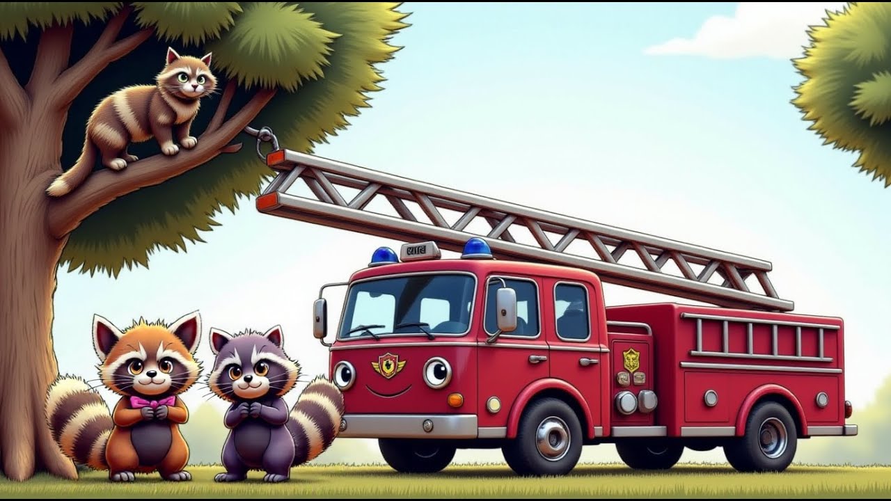 Big Red Fire Truck, Ruby, Roxy, Beans, Osa & Cheezy - all songs - Woof ...