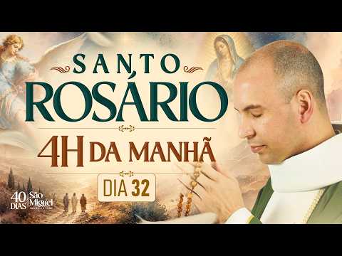 Santo Rosário | 40 Dias com São Miguel Arcanjo 2026 | 03:40 | 21/09 | 32° Dia | Live Ao vivo