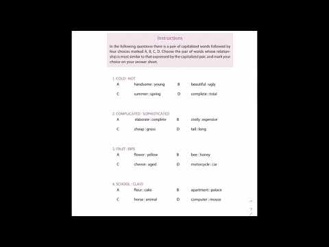 GAT QUDURAT ENGLISH WORKSHEET