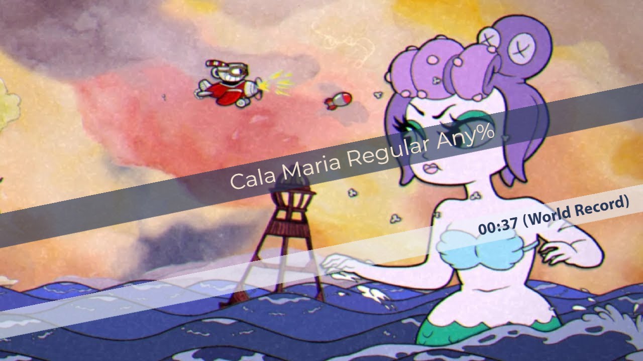 Cuphead - Cala Maria Regular Any% 00:37 (World Record) - YouTube