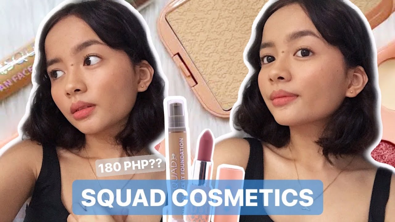 SQUAD COSMETICS REVIEW! FULL COVERAGE FOUNDATION FOR JUST 180 PESOS ...