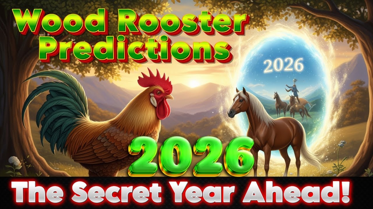 2026 Wood Rooster Forecast: Chinese Zodiac Prediction, Survive The Fire Horse Year! - YouTube