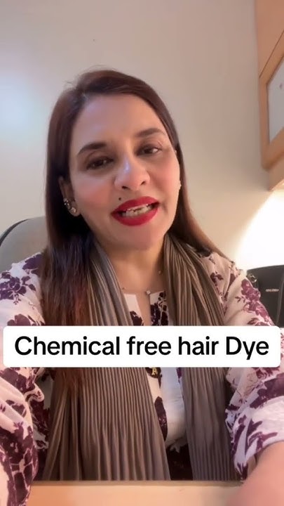 Chemical free hair dye #sunshinevitamin #astrology #dietition #hairloss #drayeshaabbas # ...