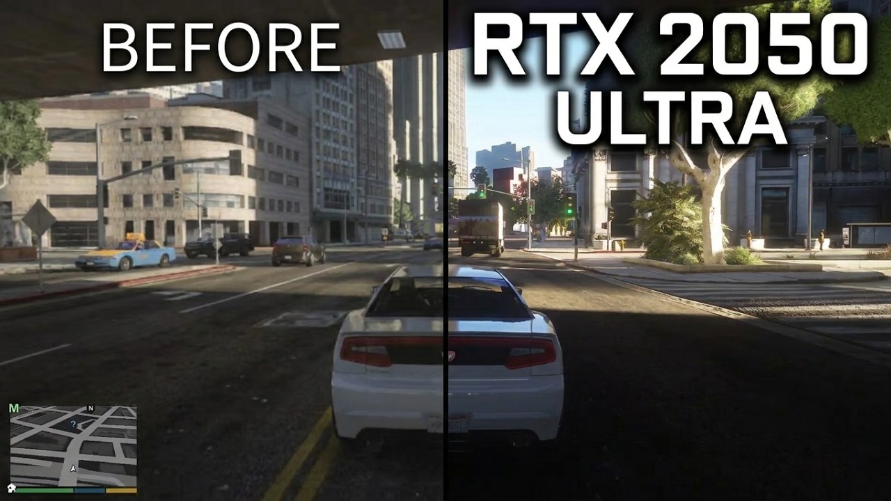 Grand Theft Auto V Enhanced GamePlay RTX 2050 High graphics 1080 HD 60 ...
