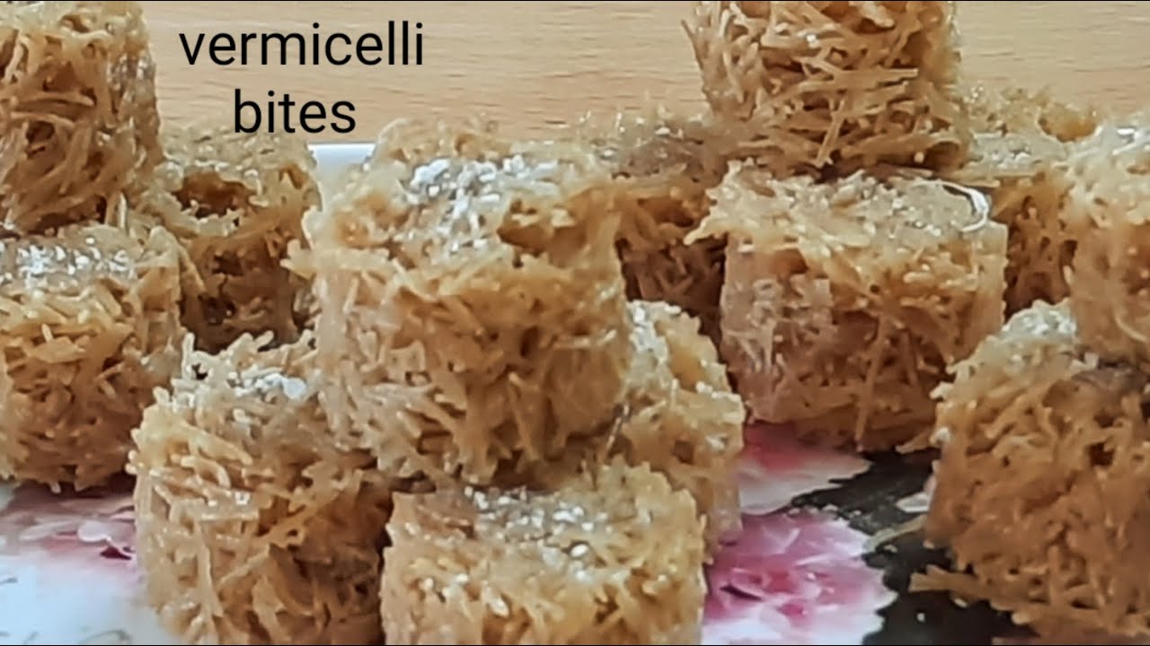 3 ingredients vermicelli bites recipe || Arabian sweet || Eid special ...