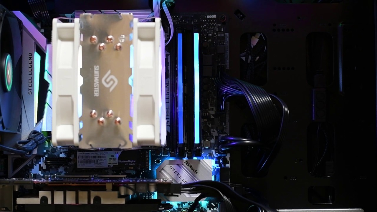 ASRock B450M Steel Legend RGB LED 동영상. - YouTube