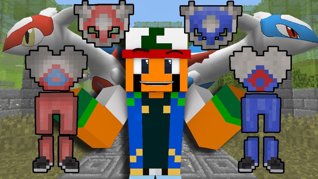 환상의 포켓몬을 라티오스,라티아스를 죽여 갑옷을 만든다!? 라티,아스오스 편 [마인크래프트 포켓몬 갑옷 모드] Minecraft ...