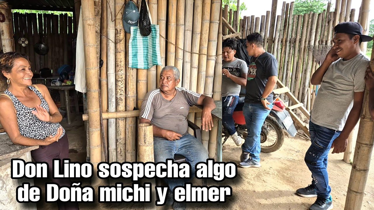 Elmer y Doña michi se cruzan miradas|Don lino se da cuenta - YouTube