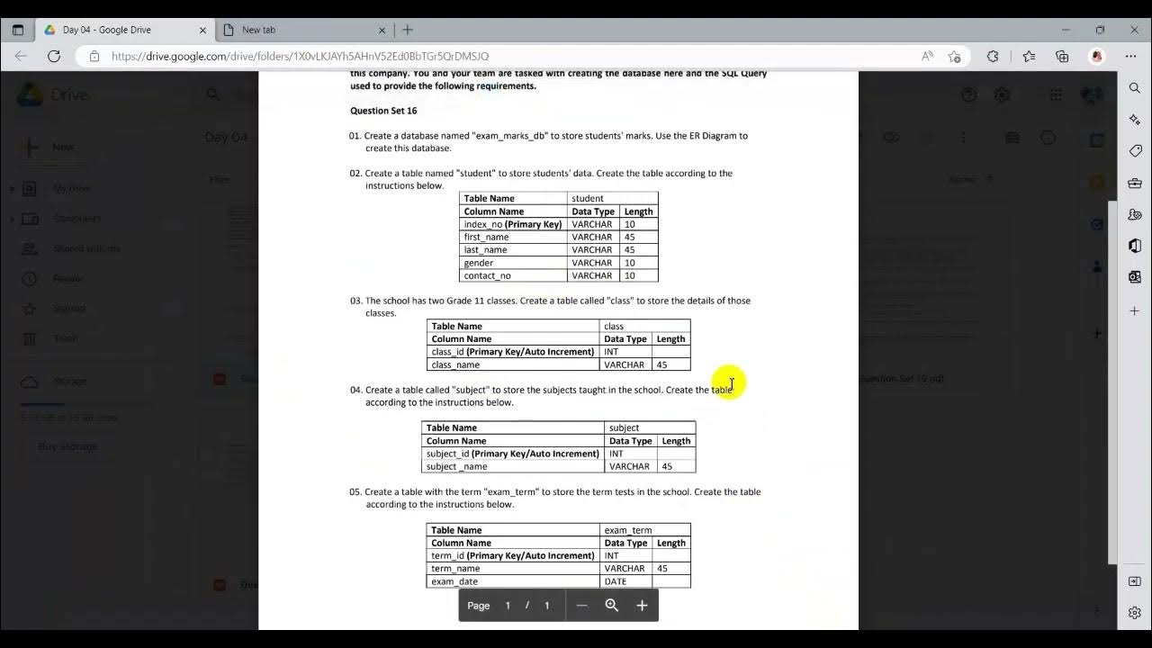 Explain how to create a Normalized Database table as mentioned in the problem when creating ...