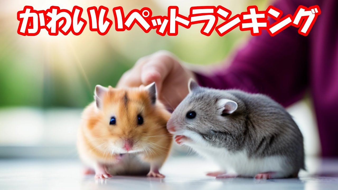 かわいいペットランキング トップ10 Cute pet ranking top 10 - YouTube