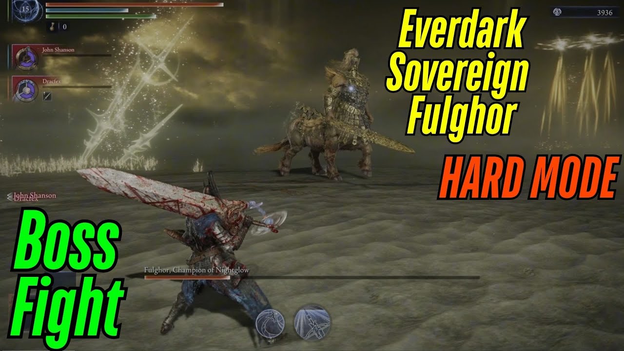 Everdark Sovereign ‘FULGHOR’ (Darkdrift Knight) INSANE FIGHT - Elden ...