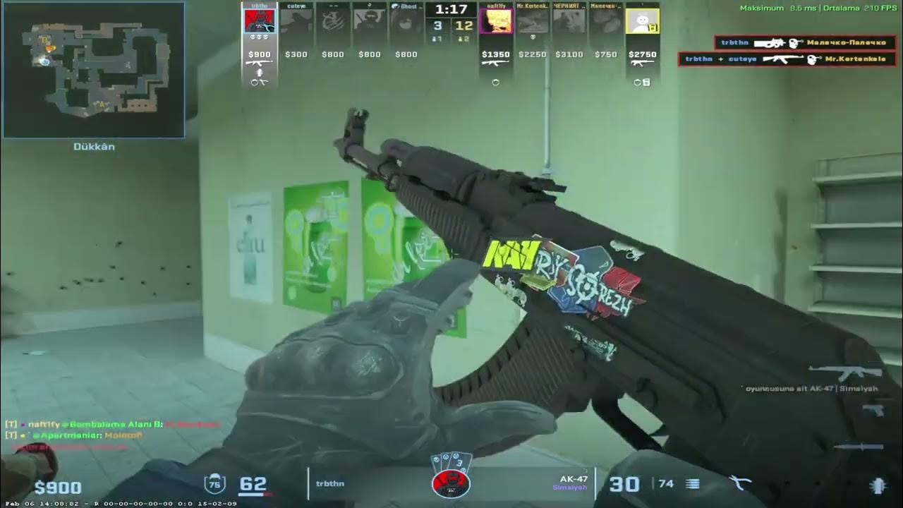 CS2 1V5 ACE !!! [CS2 ACE 15] - YouTube