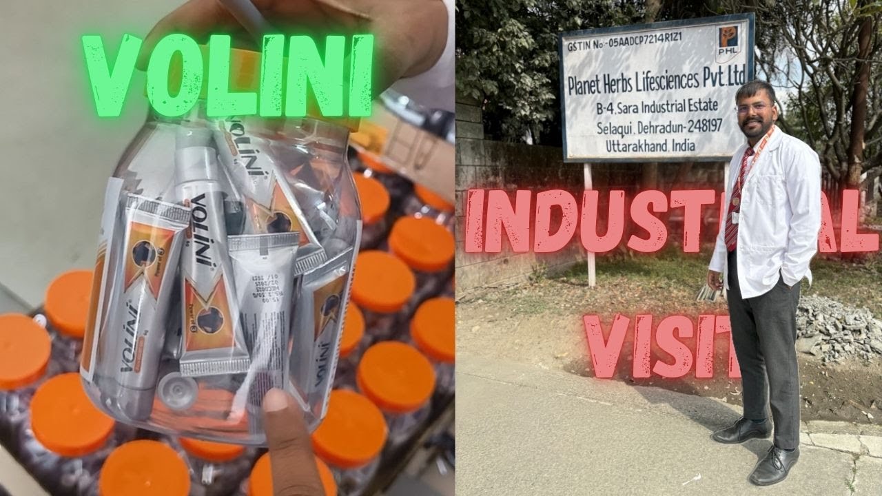 Industrial Visit😍I Volini Production I How is Volini Manufactured I ...