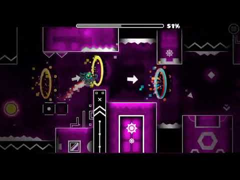 Geometry dash Neon crypt (Daily Level) - YouTube
