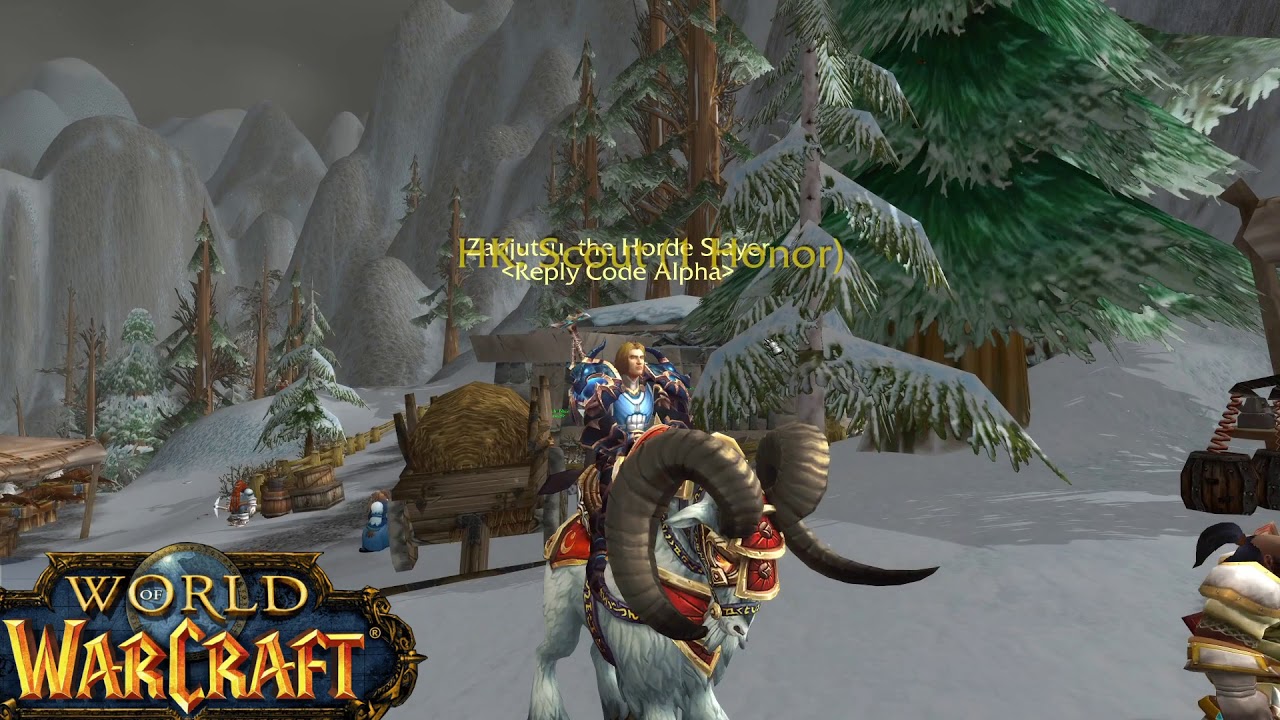 WoW: Alterac Valley Classic of Olde Event (Stormpike Battle Ram) - YouTube