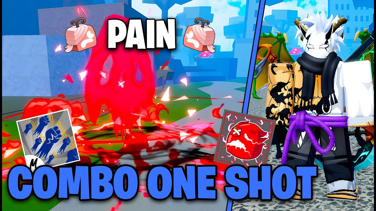PAIN REWORK OP!!! MELHOR COMBO DE PAIN E GOD HUMAN ONE SHOT NO BLOX ...