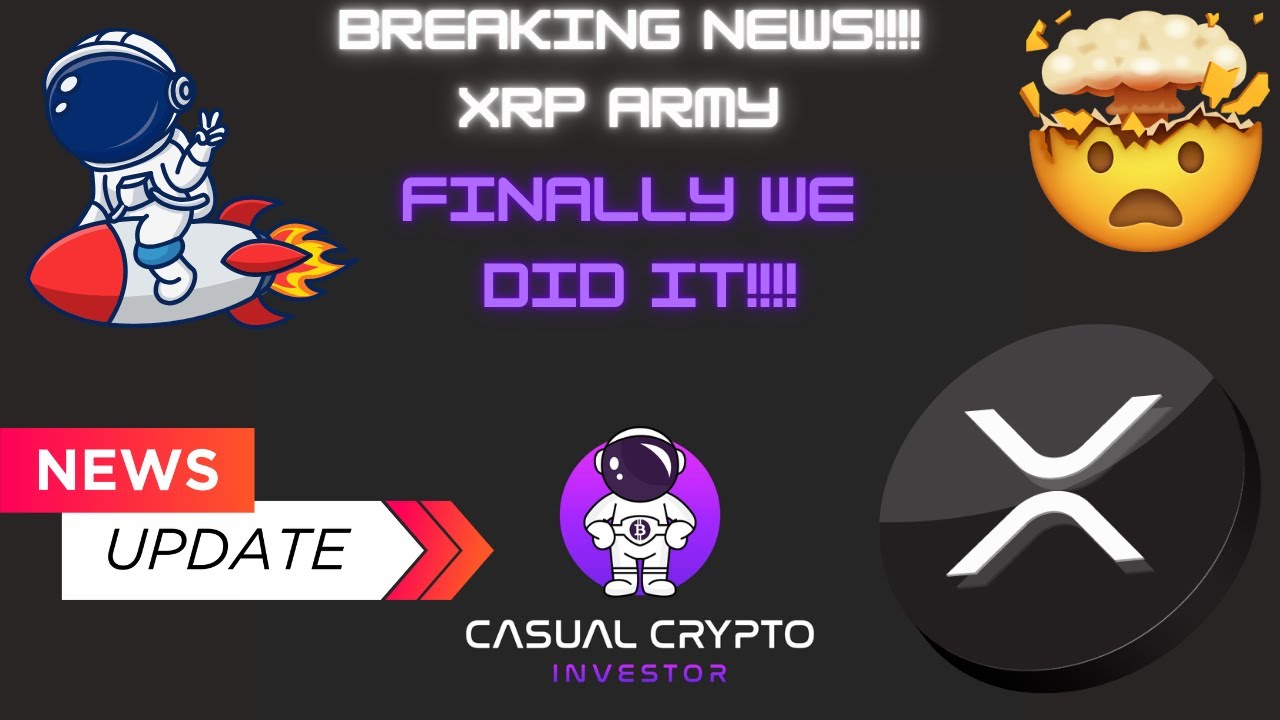 XRP-Breaking News!!! Ripple Settlement Is Finally Here!!! 🚀 - YouTube