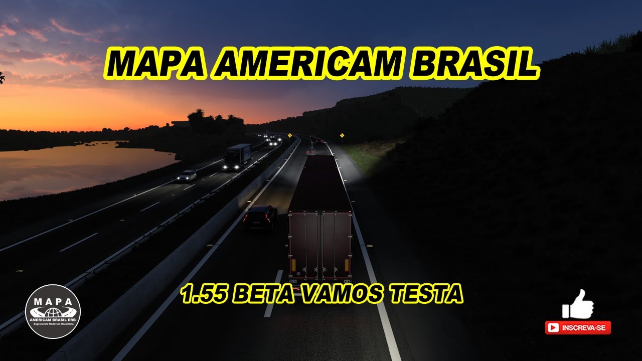 MAPA AMERICAM BRASIL - Bora Testa a 1.55 Beta - YouTube