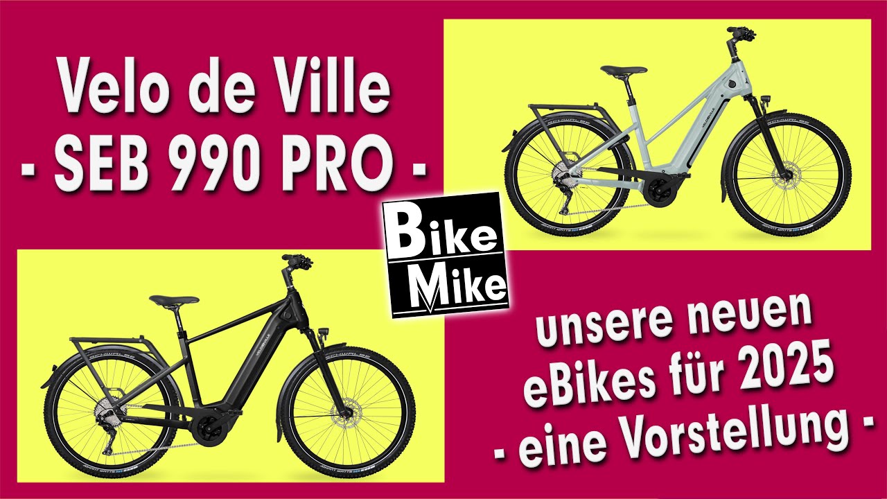 NEUE eBIKES für 2025!!! | Velo de Ville | SEB 990 PRO | Custom-Made vom ...