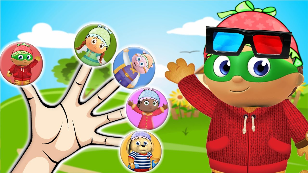 Familia Dedos en Español - Daniel Tigre y Super Why on TV | Bebé ...