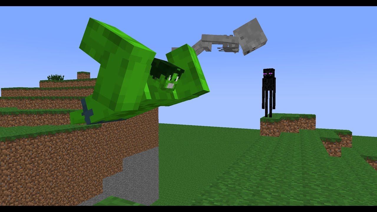 Monster School: Jumping (Minecraft Animation) - YouTube