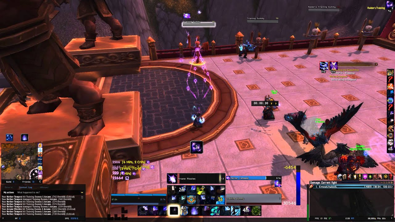 6.0 PvE Arcane Mage Opener - Nether Tempest - YouTube