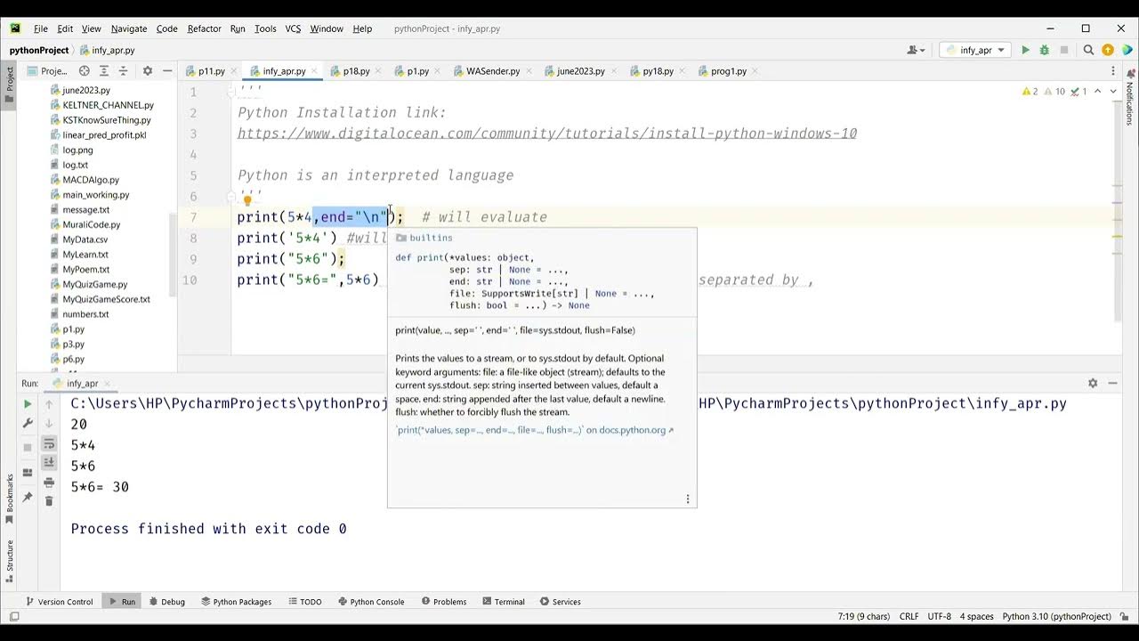 Day 2 Python Tutorial: Learn Python from Scratch - YouTube