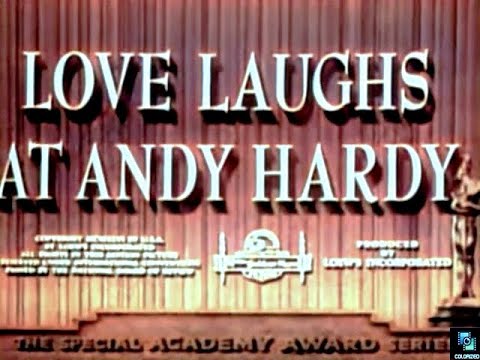 Love Laughs at Andy Hardy 1946, Colorized, Mickey Rooney, Lewis Stone ...