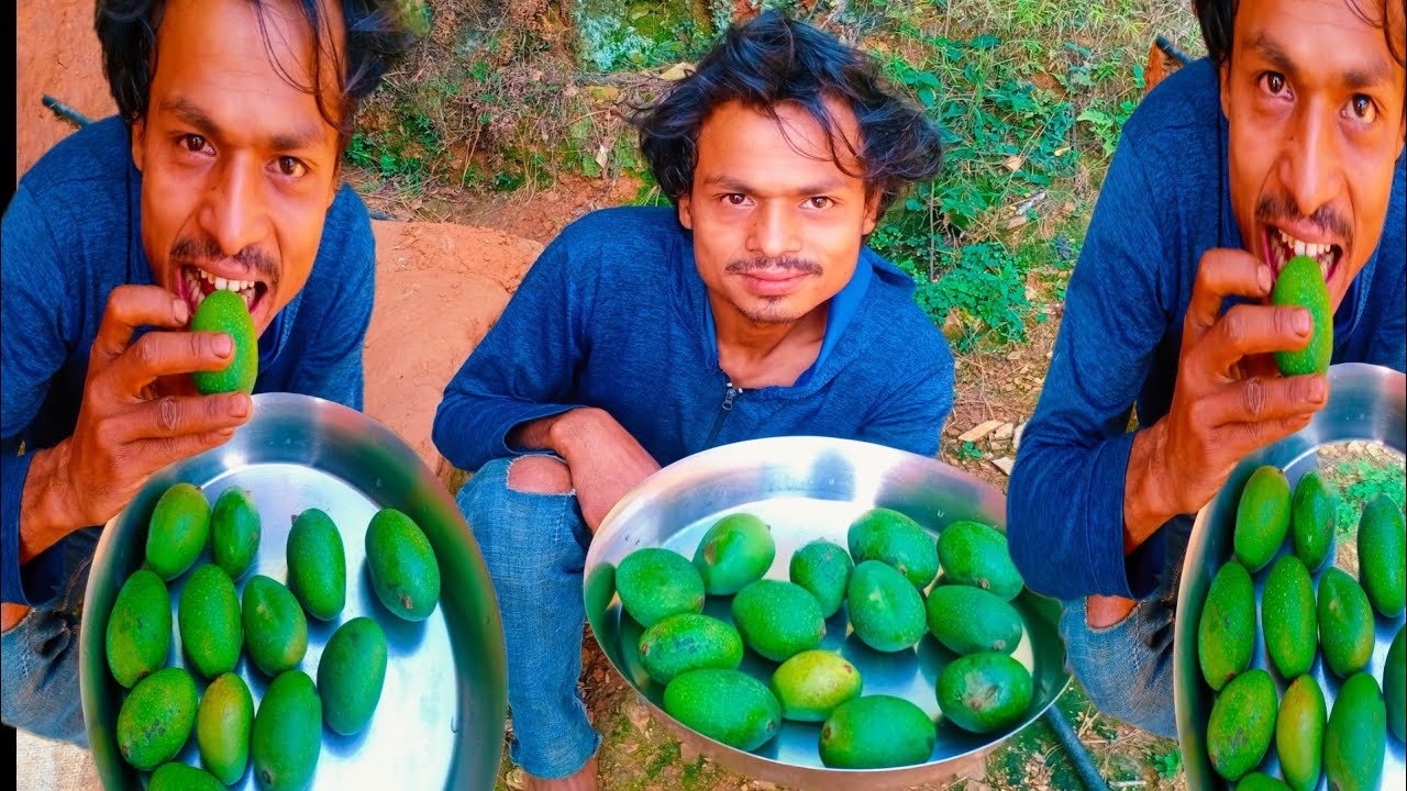 Mango Tipera Tapp Vageyo|| nepali village vlog jungle || gulmi Village ...