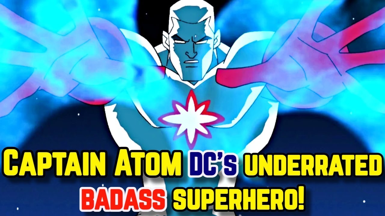 The Atom Superhero Logo