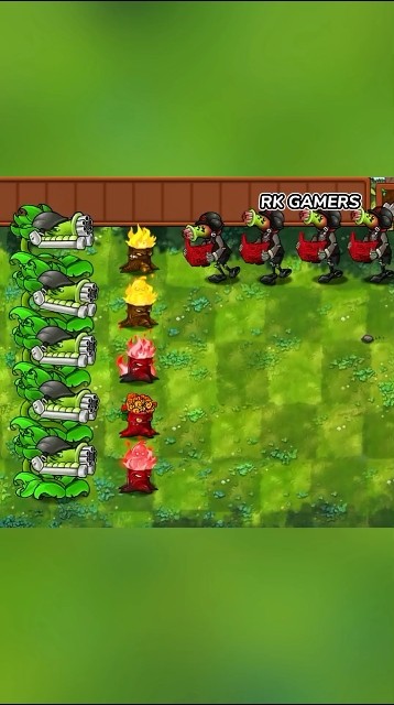 Machine Gun Turret and Tree Stump Combination vs 4 paper zombie # ...