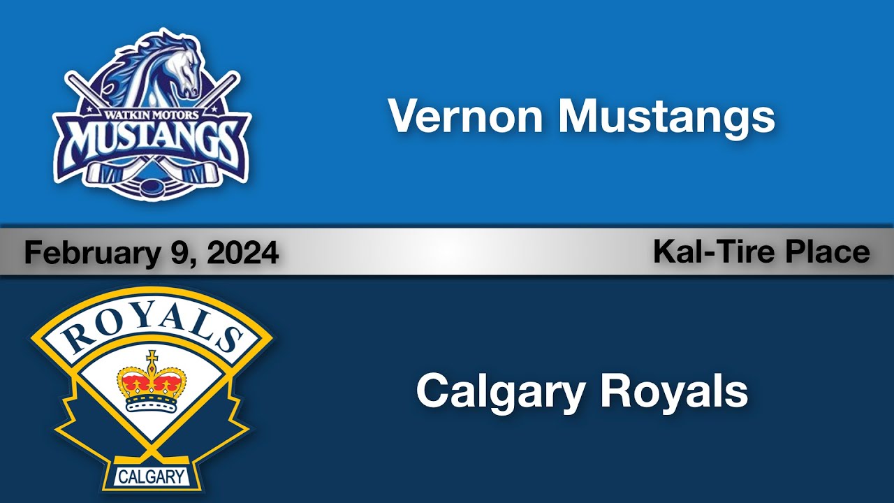 #20 Vernon Mustangs vs #49 Calgary Royals - 2024 Coca-Cola Classic ...