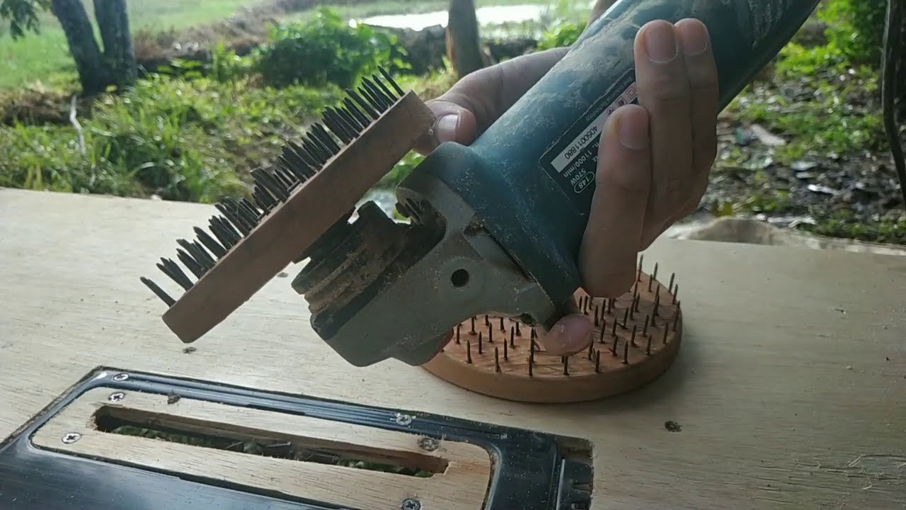 MEMBUAT SENDIRI PARUT SAGU DENGAN MESIN GERINDA - YouTube