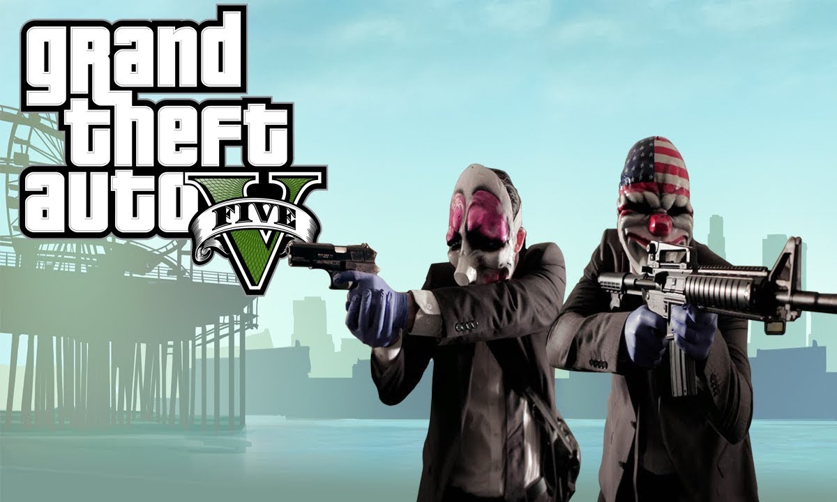 GTA 5 Online - PAYDAY 2 Character Customization - YouTube