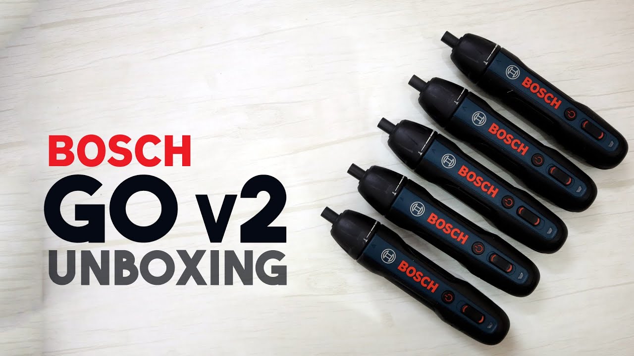 Bosch GO Gen 2 Cordless Screwdriver Unboxing - YouTube