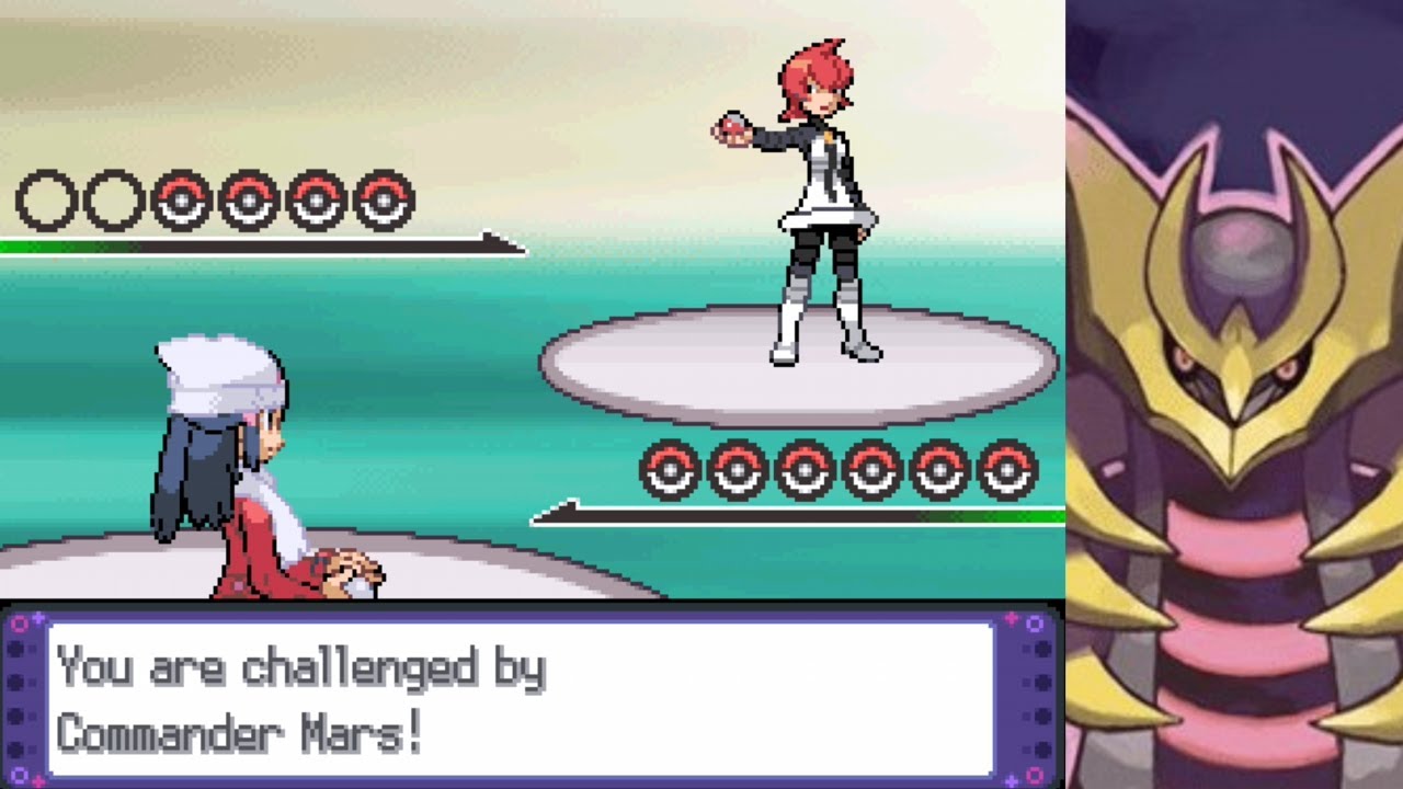 Pokemon Renegade Platinum Team Galactic Commander Mars - YouTube