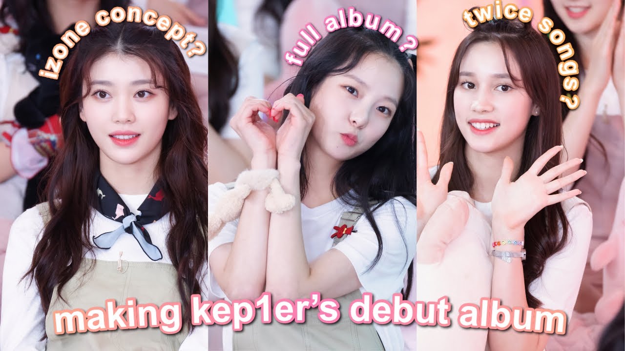 making kep1er's debut album - YouTube