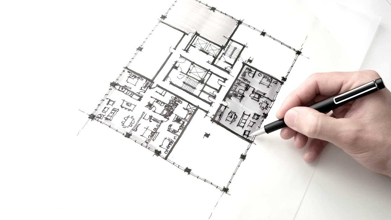 Continuing. Typical high rise floor plate. 6 units per floor. (Vlog 122 ...
