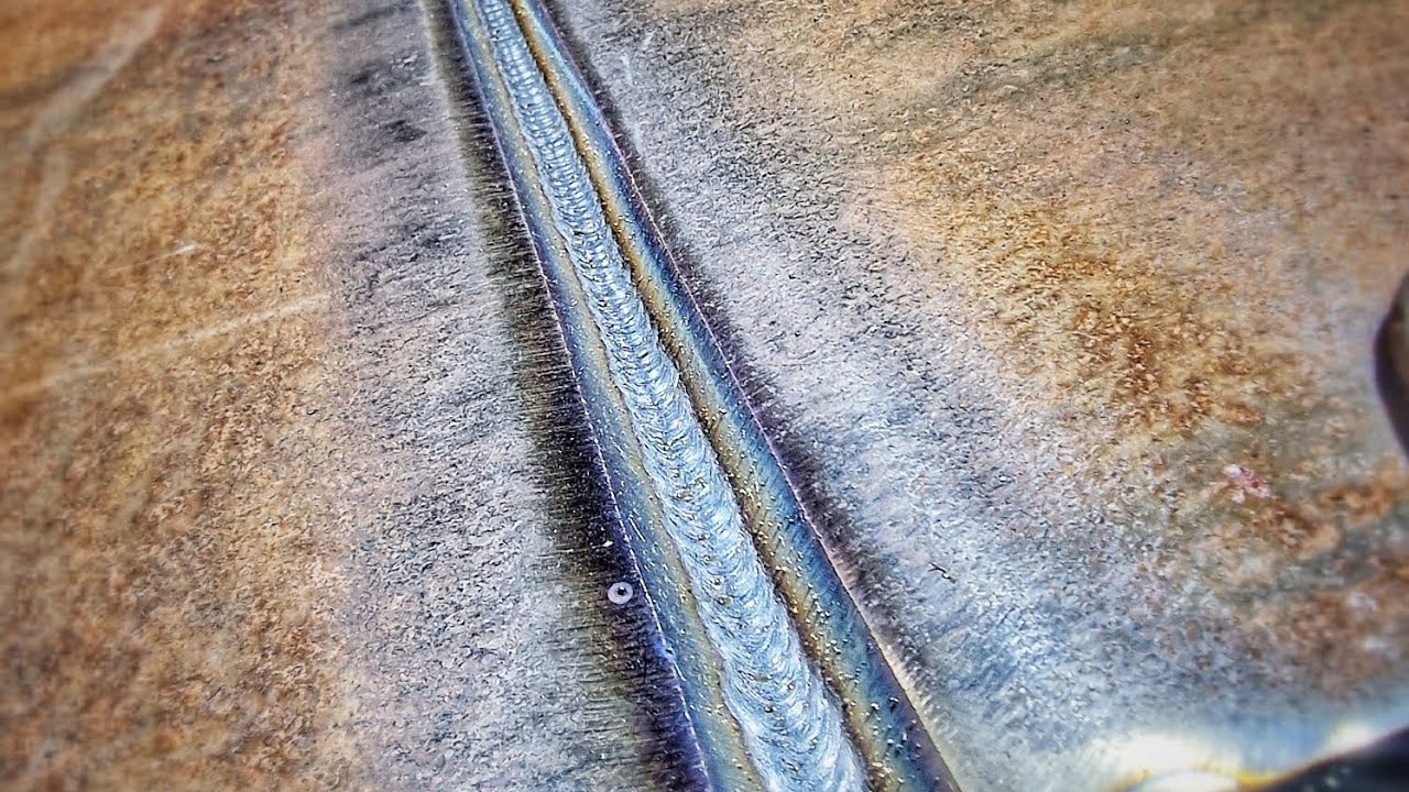 DIY How to Weld 1G open root Mig plate Test - YouTube