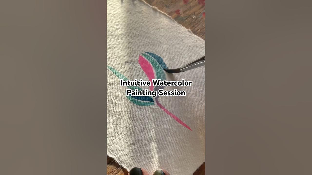 Intuitive Watercolor Painting Session: Painting Without a Plan # ...