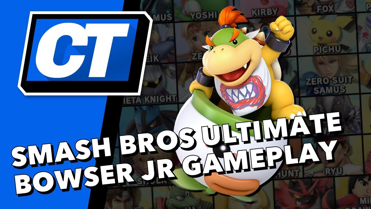 Bowser Jr. Gameplay in Super Smash Bros. Ultimate - YouTube