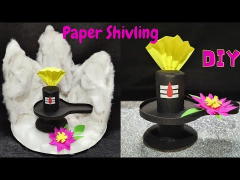Shivratri Craft Ideas | How To Make Shivling With Paper|DIY Shivling ...
