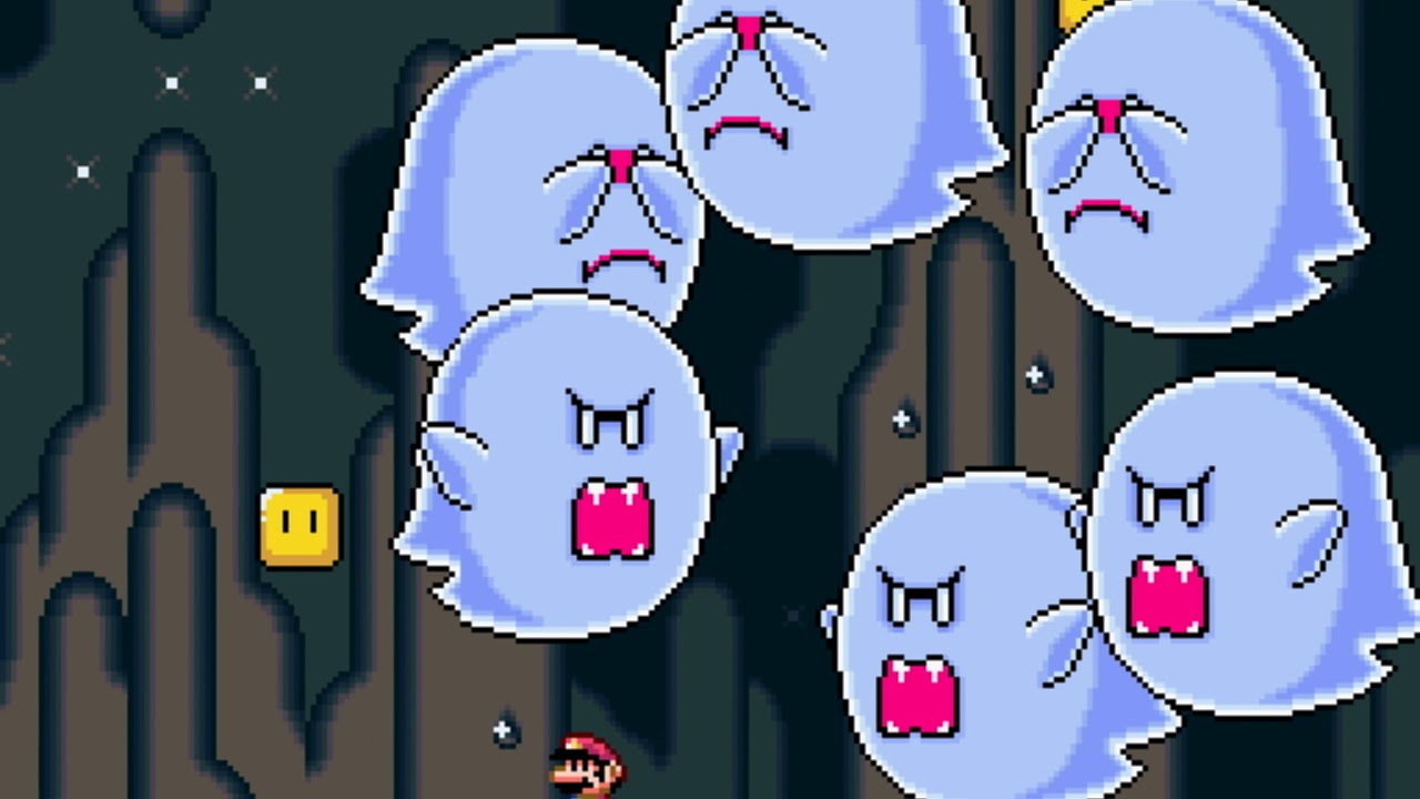 Multiple Giant Sprites on Super Mario World - YouTube