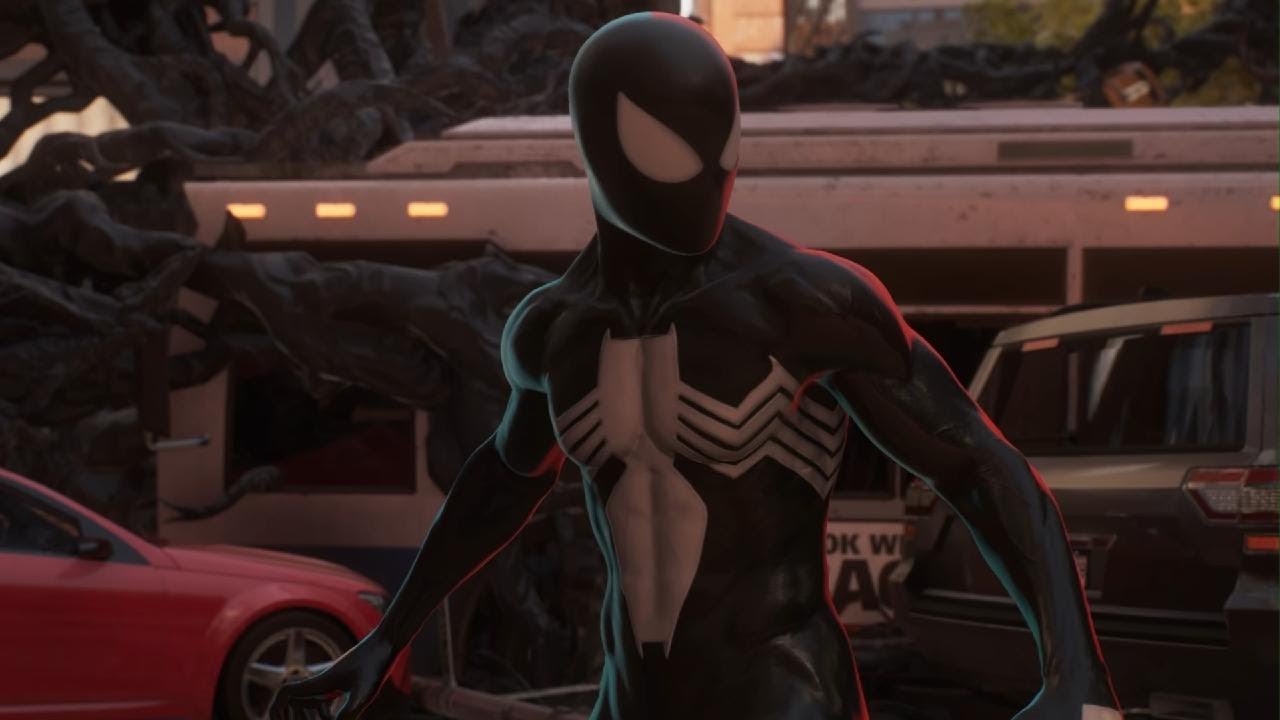 Spider-Man 2 90s Symbiote Suit vs Symbiote Behemoth - YouTube