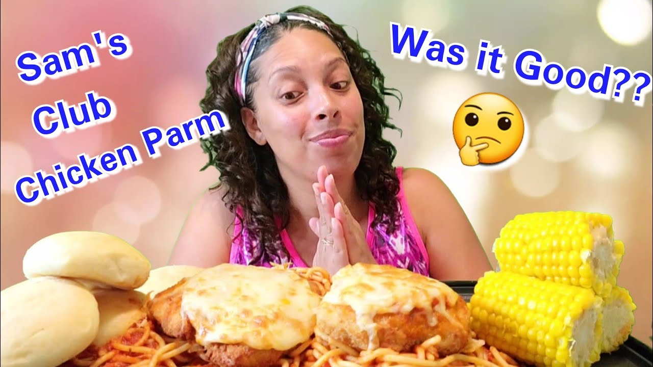 Chicken Parmesan from Sam's Club. Was it Good? Mukbang Eating Show - YouTube